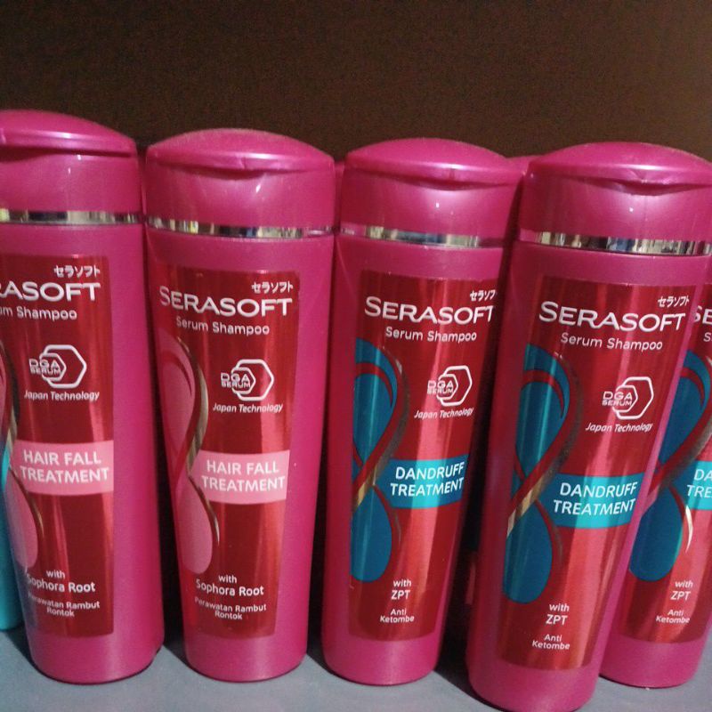 Jual SERASOFT SERUM SHAMPOO HAIR FALL & DANDRUFF TREATMENT 170ML ...