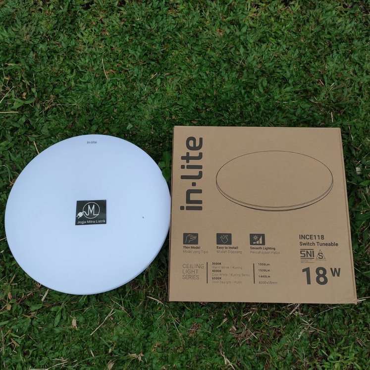 Jual LAMPU BARET INLITE / CEILING LIGHT 18 WATT 3 WARNA INCE118 ...