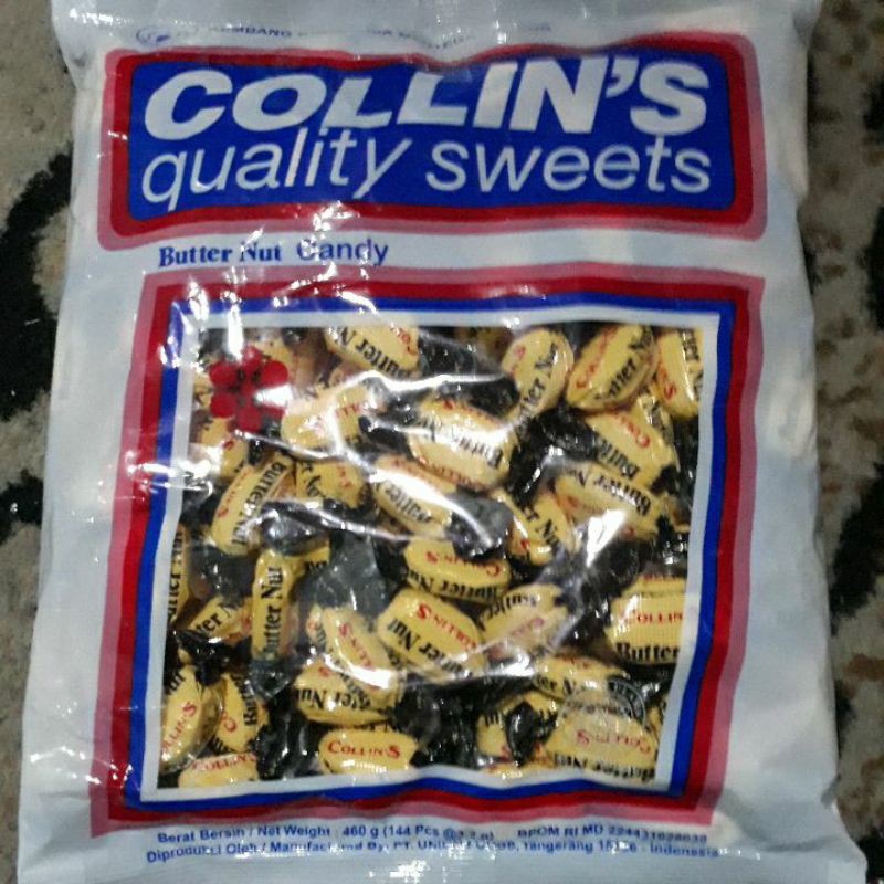 Jual PERMEN COLLINS BUTTER NUT CANDY 1 pack 144 BIJI BEST SELLER COD ...