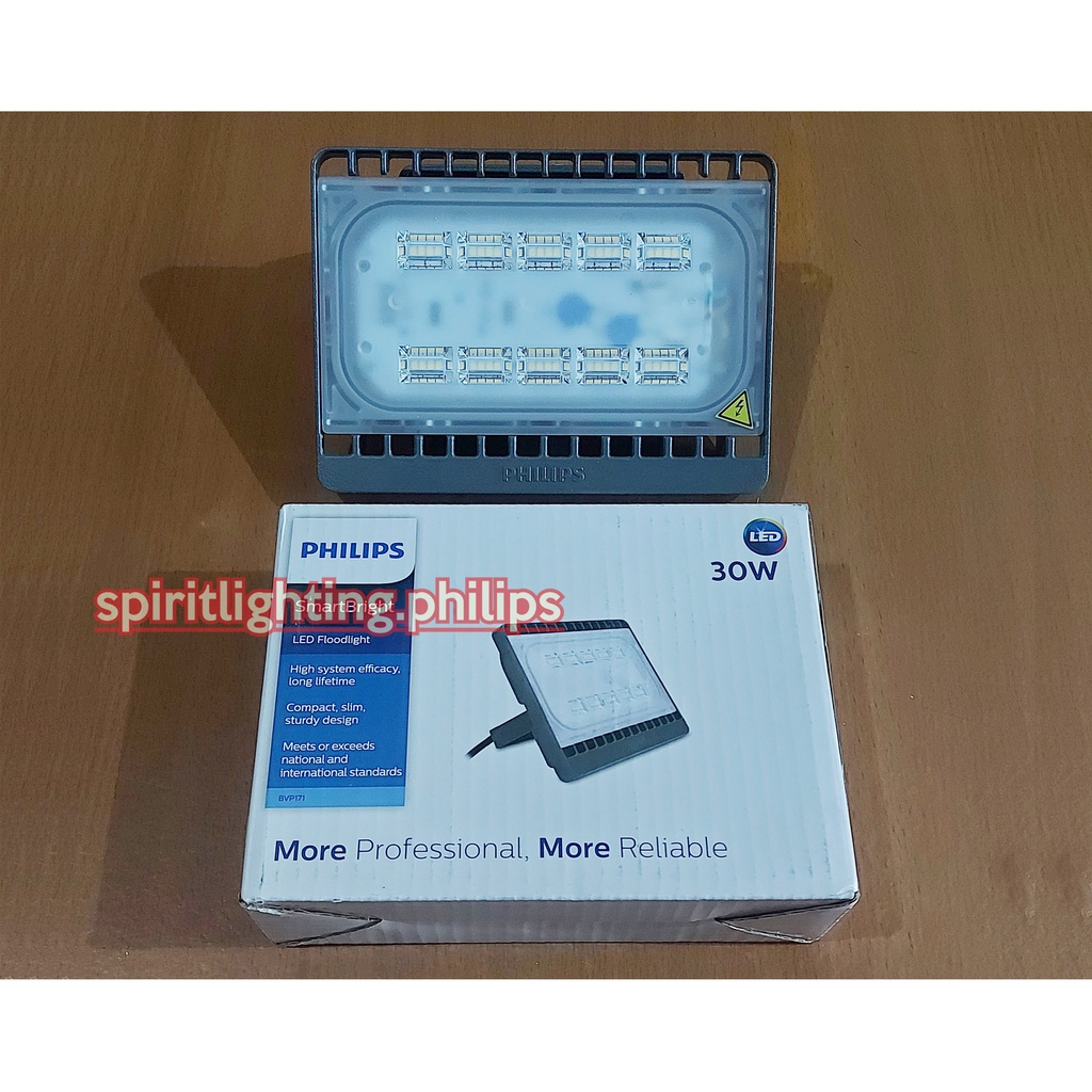 Jual Lampu Sorot LED PHILIPS BVP171 30W | BVP174 100Watt Flood light | Shopee Indonesia