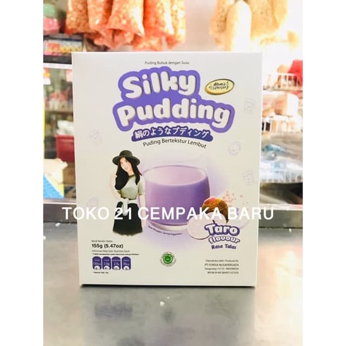 Jual Silky Pudding Rasa TARO Flavour Box 155 gram | Agar Agar Silky ...