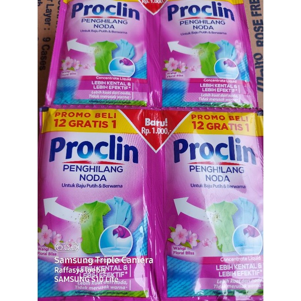 Jual proclin saset 25ml isi 24saset | Shopee Indonesia