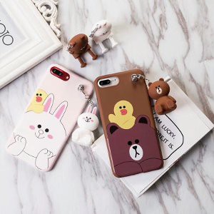 Jual Jual Boneka 3D Brown Line Custom Case HAMPIR SEMUA TYPE HP Diskon ...
