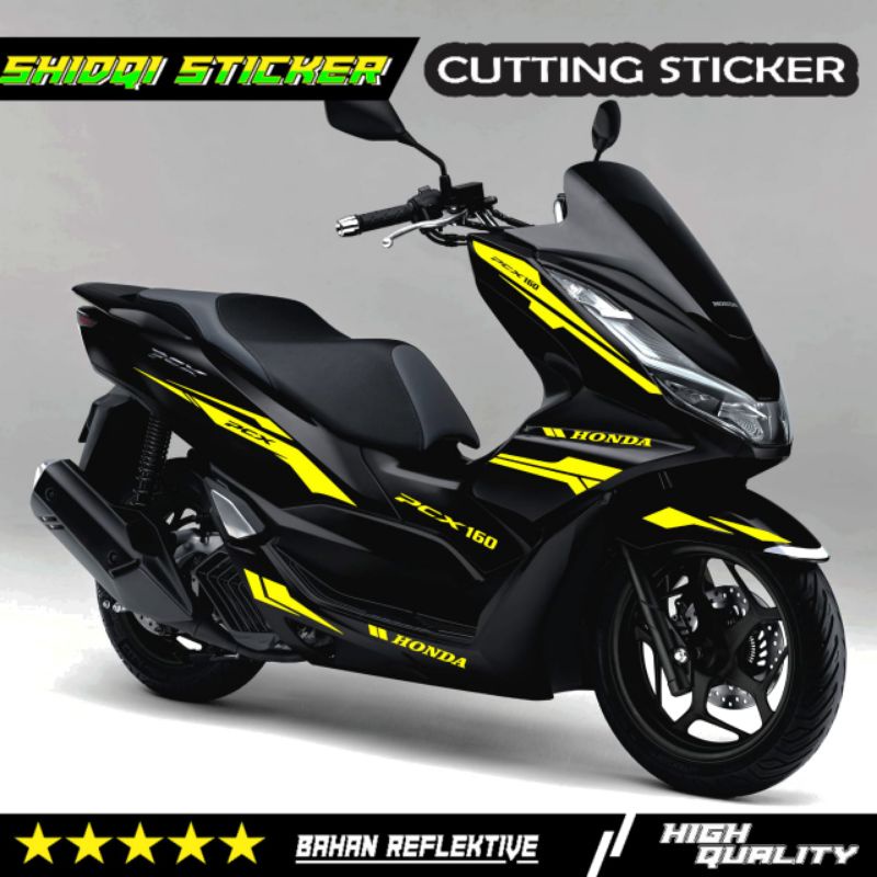 Jual COD striping pcx 160, stiker cutting list bodi honda pcx 160 ...