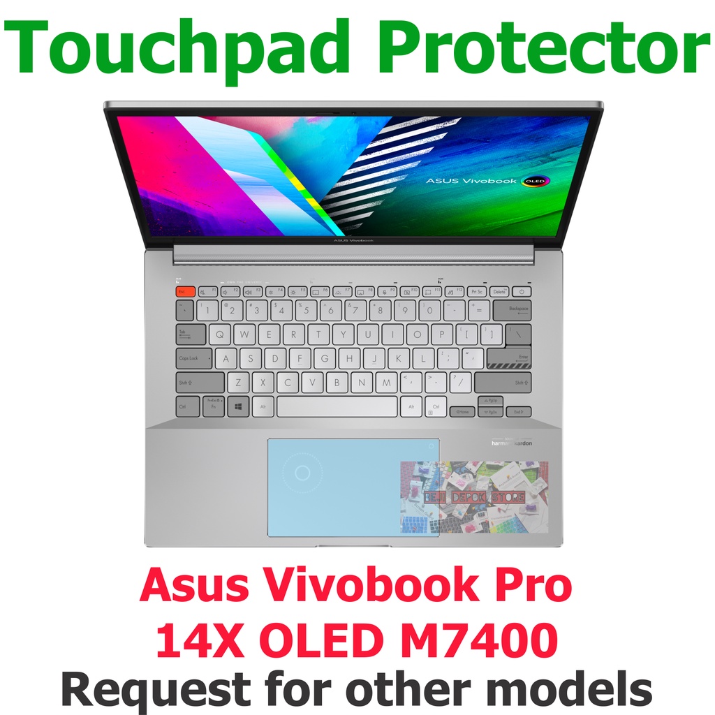 Jual Touchpad Trackpad Protector Asus Vivobook Pro 14X OLED M7400 Cover Anti Gores | Shopee ...