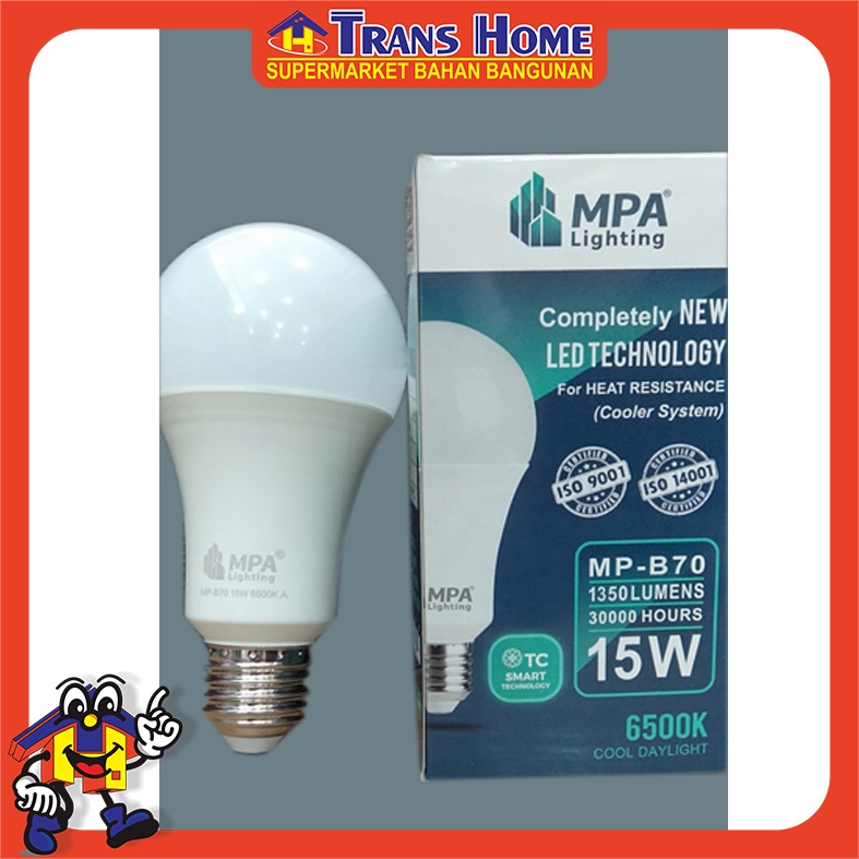 Jual Lampu Led Bulb MP-B70/15W-6500CDL Warna Putih (MPA) | Shopee Indonesia