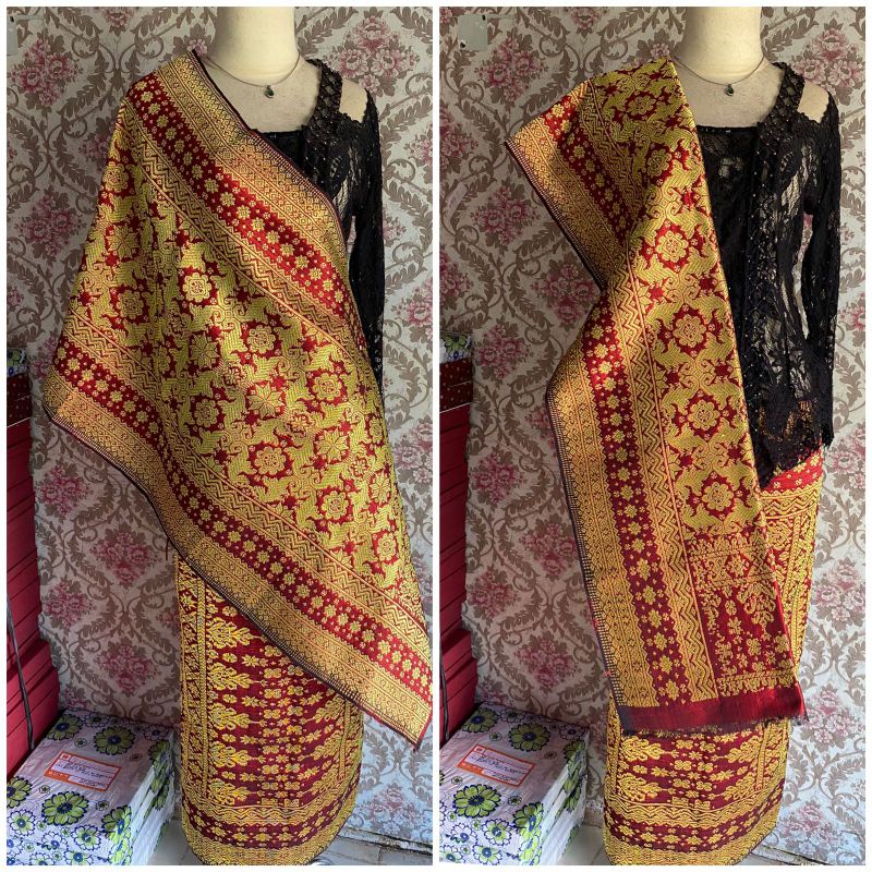 Jual SONGKET LEPUS GLOWING PENGANTIN BERBAGAI WARNA | Shopee Indonesia