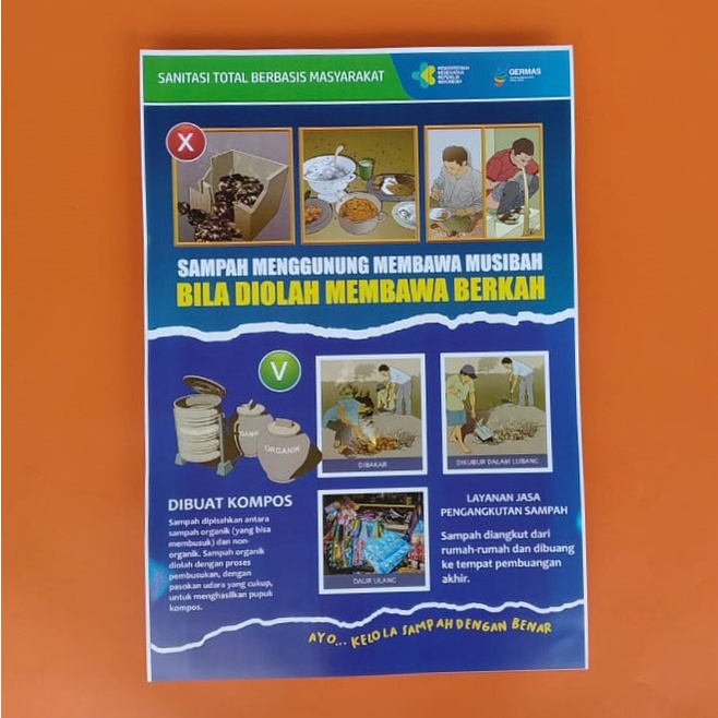Jual Poster - sampah Menggunung Membawa Musibah - Bila Diolah Membawa ...