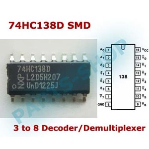 Jual 74HC138D smd 74138 74HC138 3 to 8 Decoder Demultiplexer TTL Logic IC 74ls132 | Shopee Indonesia