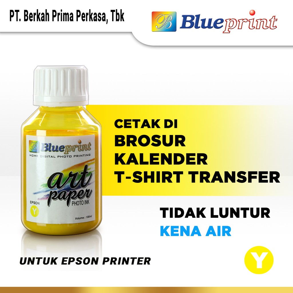 Jual Tinta Art Paper Epson BLUEPRINT Refill For Printer Epson 100 ML ...