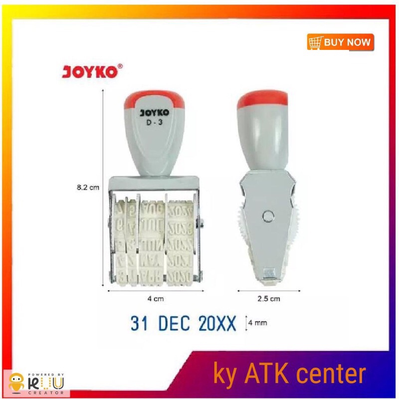 Jual Stampel Tanggal Joyko D3 / Stamp D3 Date / Stampel | Shopee Indonesia