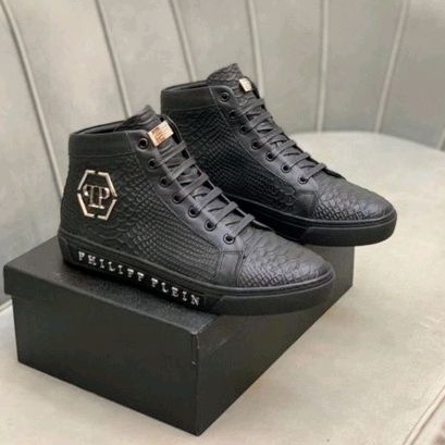 Jual sepatu boots philipp plein pria sneaker cowok high end men shoes ...