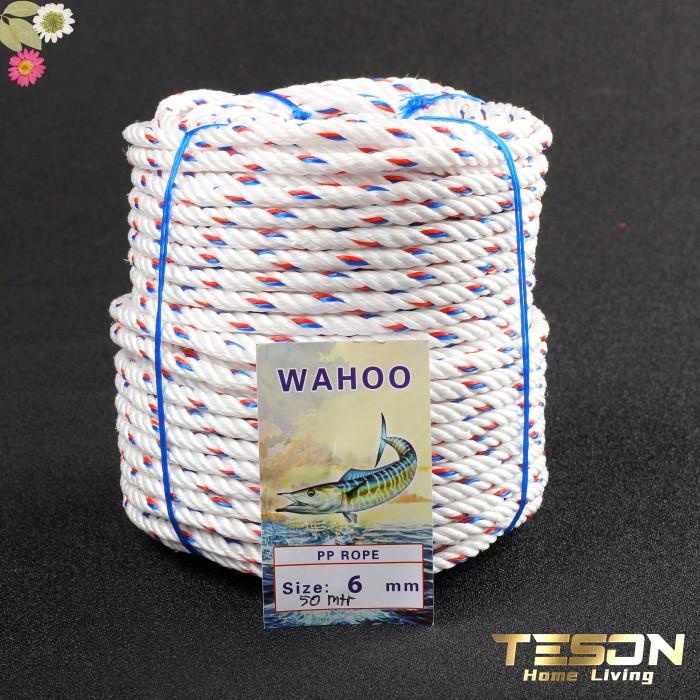 Jual Verino Tali Tambang Ppd 6 Mm 50 Meter Pp Propyline Nilon Tampar ...