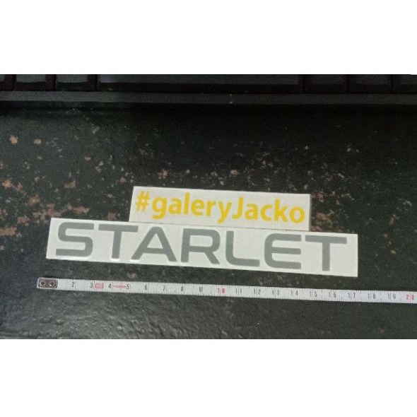 Jual STIKER STARLET UKURAN 16 X 2 CM | Shopee Indonesia