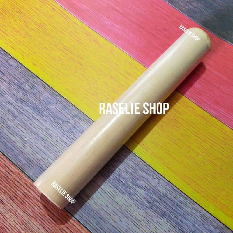 Jual Rolling Pin Kayu Gilingan Kue 19cm Cetakan Roll Pin Penggiling ...