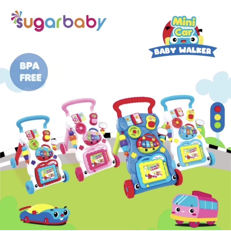 Jual Sugar Baby Mini Car Push Walker (Baby Walker) | Shopee Indonesia