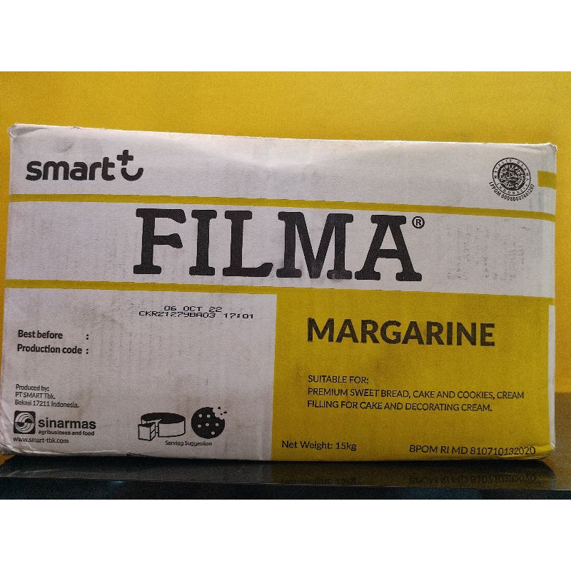 Jual Mentega Filma Margarine - Repack 500g | Shopee Indonesia