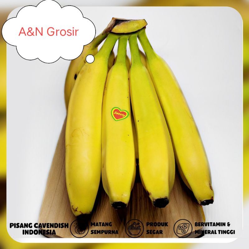 Jual PISANG CAVENDISH PER 1KG / 500 GRAM SEGAR KHUSUS PENGIRIMAN ...