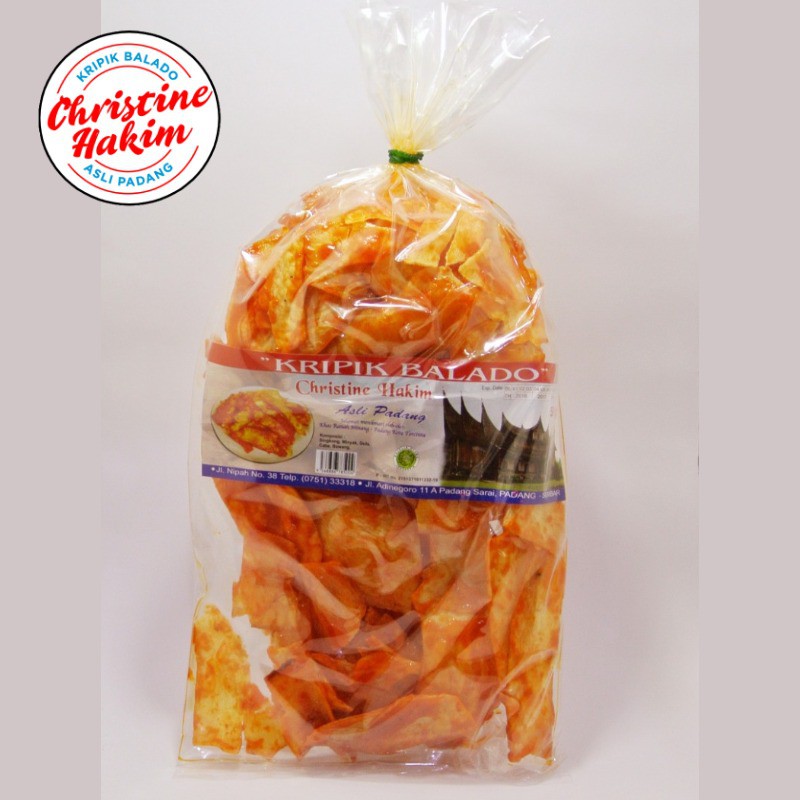 Jual Kripik Balado 500gr Christine Hakim / Sanjai Balado | Shopee Indonesia