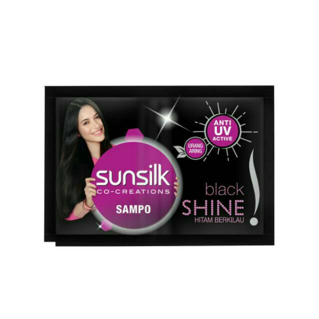 Jual Shampo Sunsilk Sachet Hitam Black Shine | Shopee Indonesia