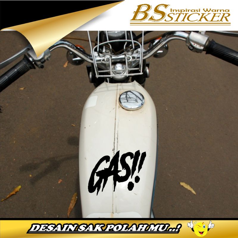 Jual Stiker Gas!! | Viral!! | STICKER TANKI MOTOR | Stiker Motor Herex ...