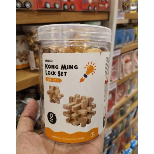 Jual Kong Ming Lock Set Miniso | Shopee Indonesia