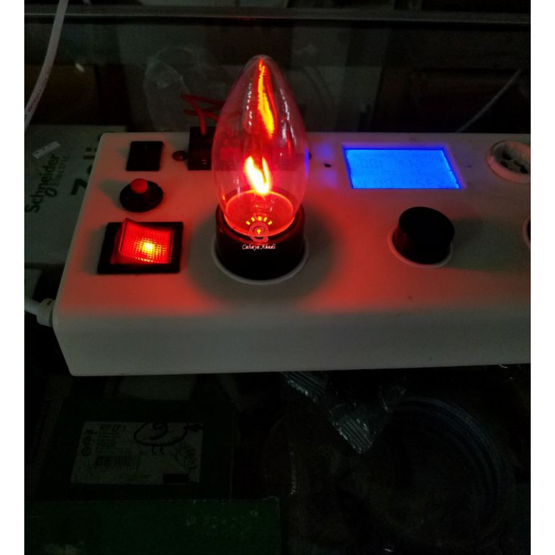 Jual Lampu Bohlam Candle Api Lilin 3 Watt Ulir | Shopee Indonesia