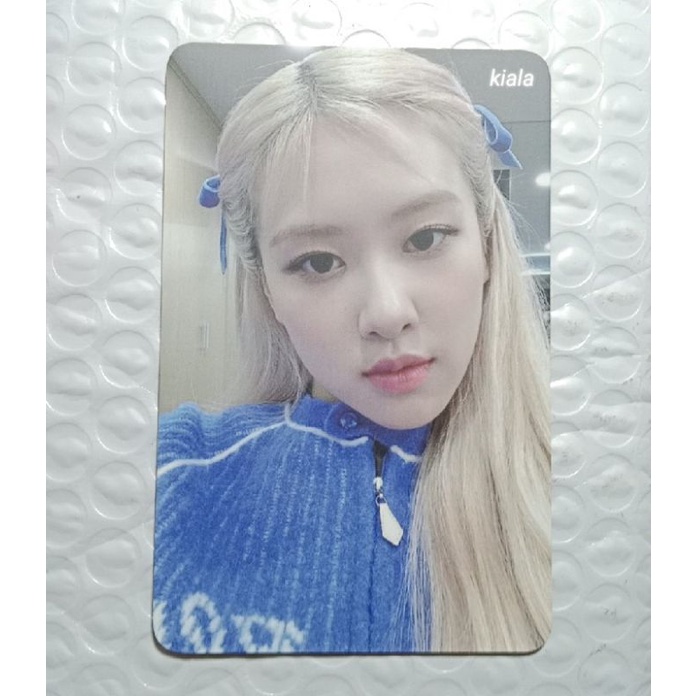 Jual pc photocard rose pob ktown4u -r- blackpink jisoo jennie lisa | Shopee Indonesia