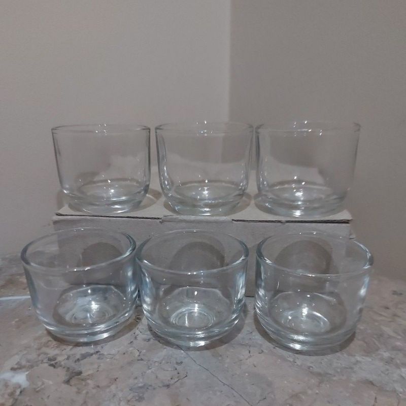 Jual Gelas Sloki Kaca PBA02 Set isi 6 Pcs / Gelas Lilin / Gelas ...