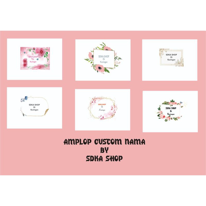 Jual Amplop custom/Amplop kondangan/Amplop sedekah/Ampao isi 50 pcs ...