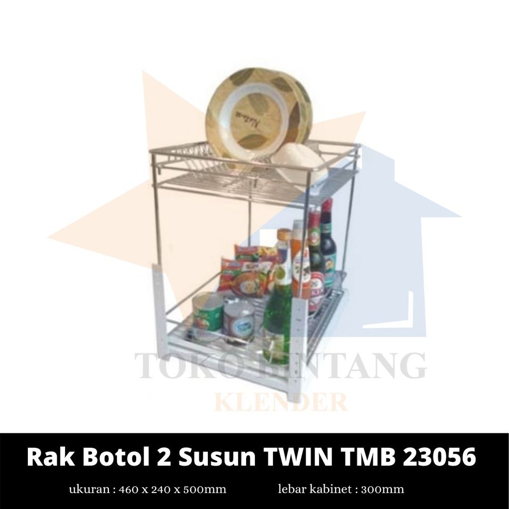Jual Rak Botol 2 Susun Twin TMB 23056 | Shopee Indonesia