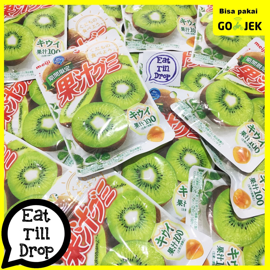 Jual Permen Jelly Meiji Fruit Juice Gummy Candy Kiwi | Shopee Indonesia