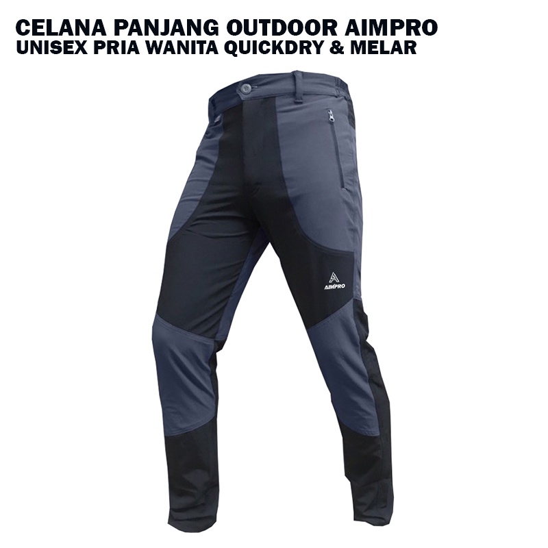 Jual CELANA GUNUNG PANJANG QUICK DRY HIKING STRECH OUTDOOR CELANA TACTIAL PANJANG AIMPRO ...