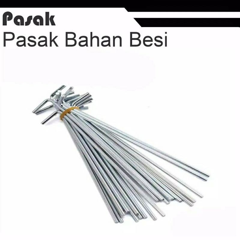 Jual Pasak TENDA BIASA besi stainless murah besi nikel tenda hiking ...