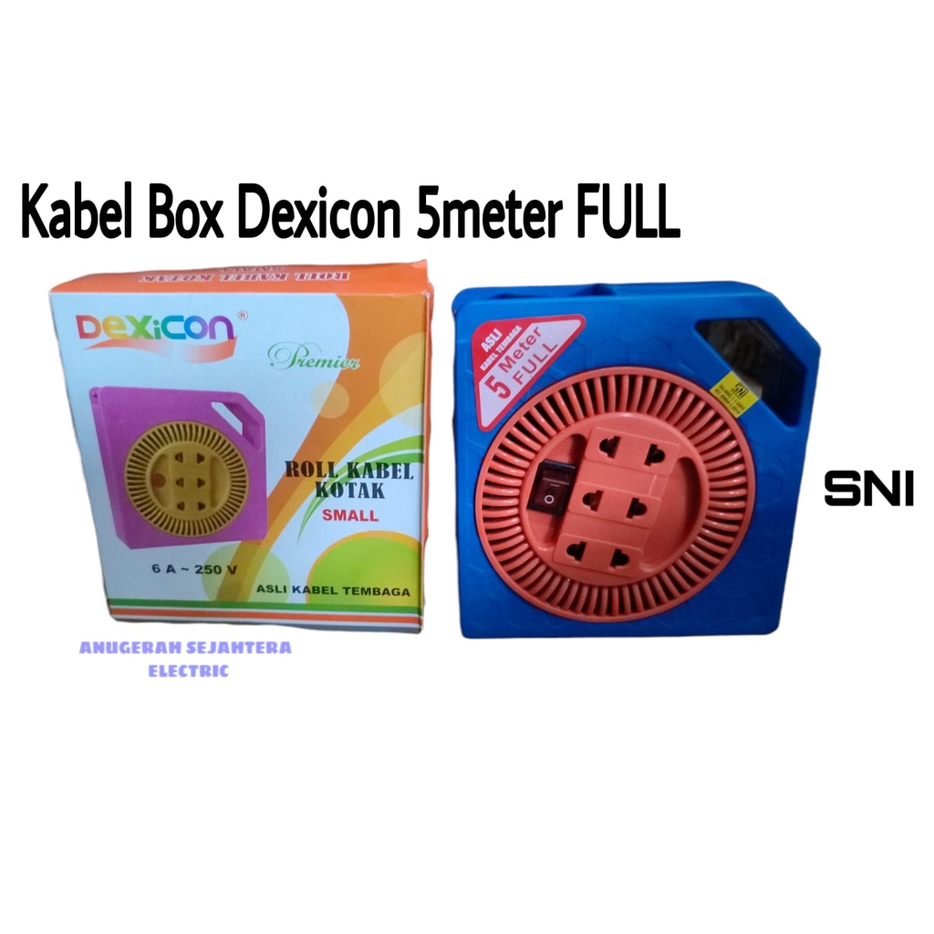 Jual KABEL BOX/ ROLL KABEL 5M DEXICON + SWITCH | Shopee Indonesia