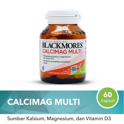 Jual Blackmores Calcimag Multi Kalbe (Kalsium Obat Tulang) - 60 Tablet ...