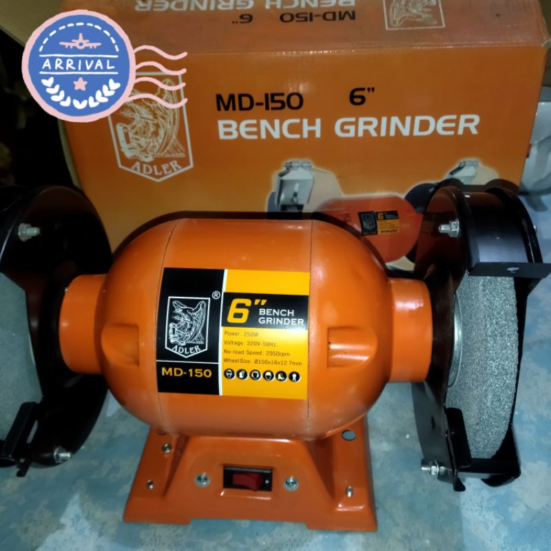 Jual BENCH GRINDER 6 INCH GERINDA DUDUK MERK ADLER EDISI CUCI GUDANG ...