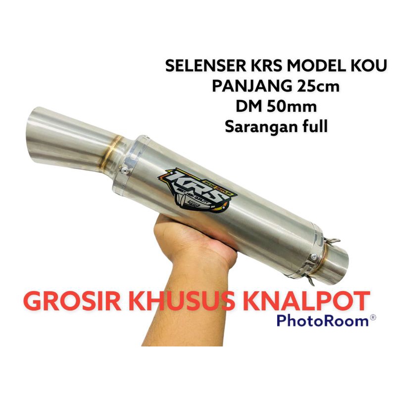 Jual silencer knalpot racing krs selencer model CHA murah | Shopee Indonesia