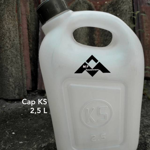 Jual Jerigen KS/Jeriken 2,5 Liter/Derigen air/Jrigen madu | Shopee ...