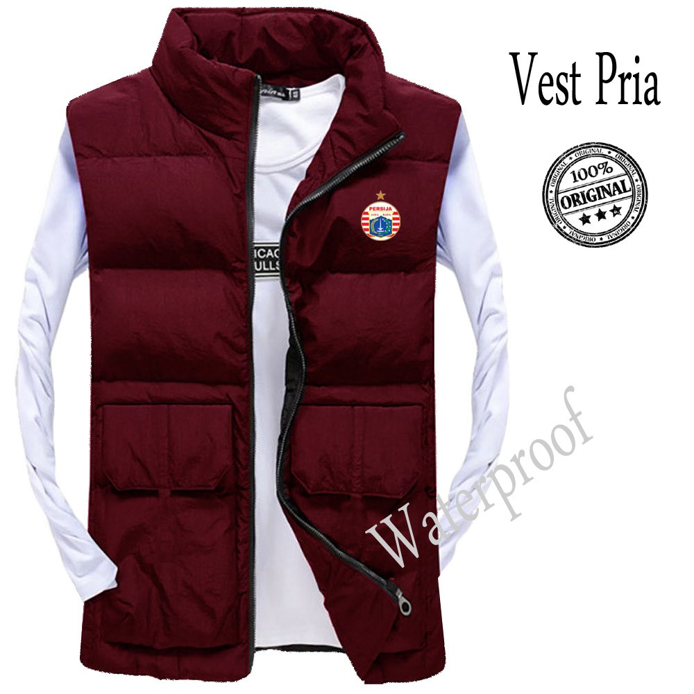 Jual Rompi Vest Pria/Jaket Rompi Pria/Rompi Bodyvest Pria/Rompi Motor ...