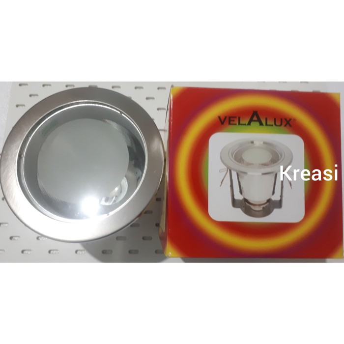 Jual KAP FITTING LAMPU DOWNLIGHT VELALUX VL-52A KACA - SATIN | Shopee ...