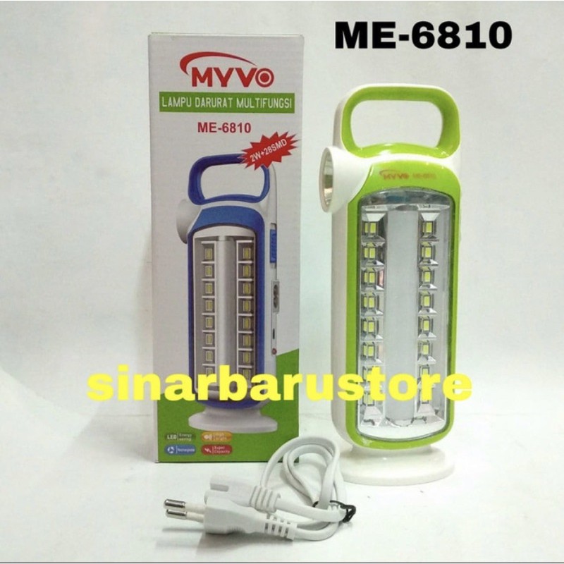 Jual Lampu Darurat/Emergency Multi Fungsi LED "Myvo" 6810 | Shopee Indonesia