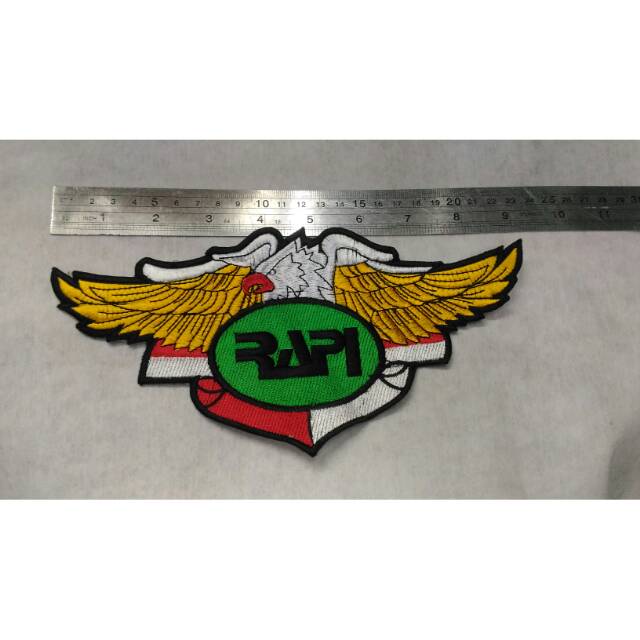 Jual LOGO RAPI wings besar BORDIR TIMBUL | Shopee Indonesia