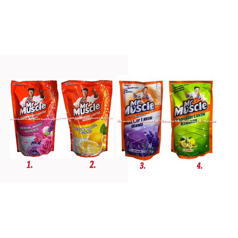 Jual Mr. Muscle Cairan Pembersih Lantai Pouch 750ml Mr Muscle Maskel ...