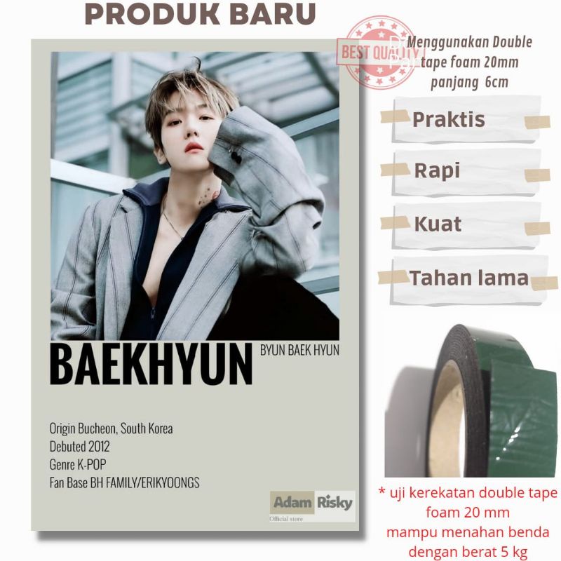 Jual MURAAAAAAAAHHHH!!! POSTER BIODATA KOREAN KPOP IDOL MEDIA MDF6MM ...