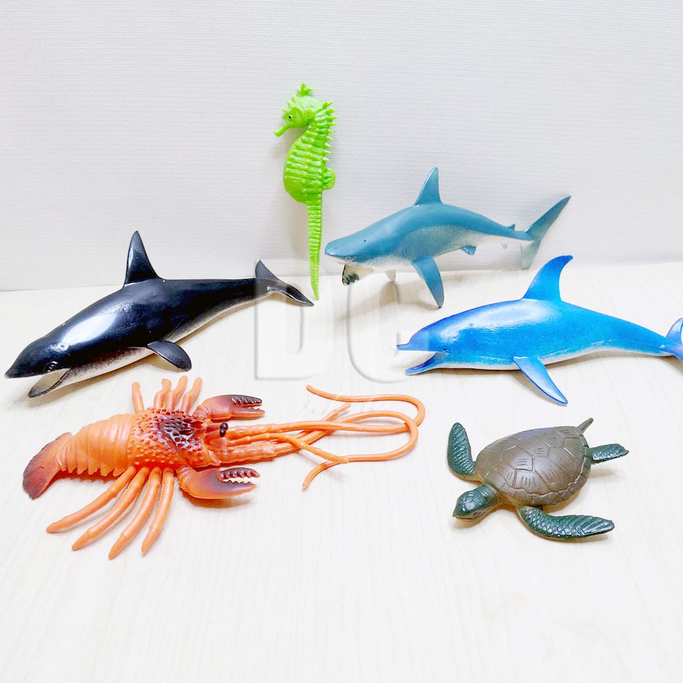 Jual TGA Natural World 2222 Mainan Hewan Laut Ikan Hiu Lumba Paus Cit ...