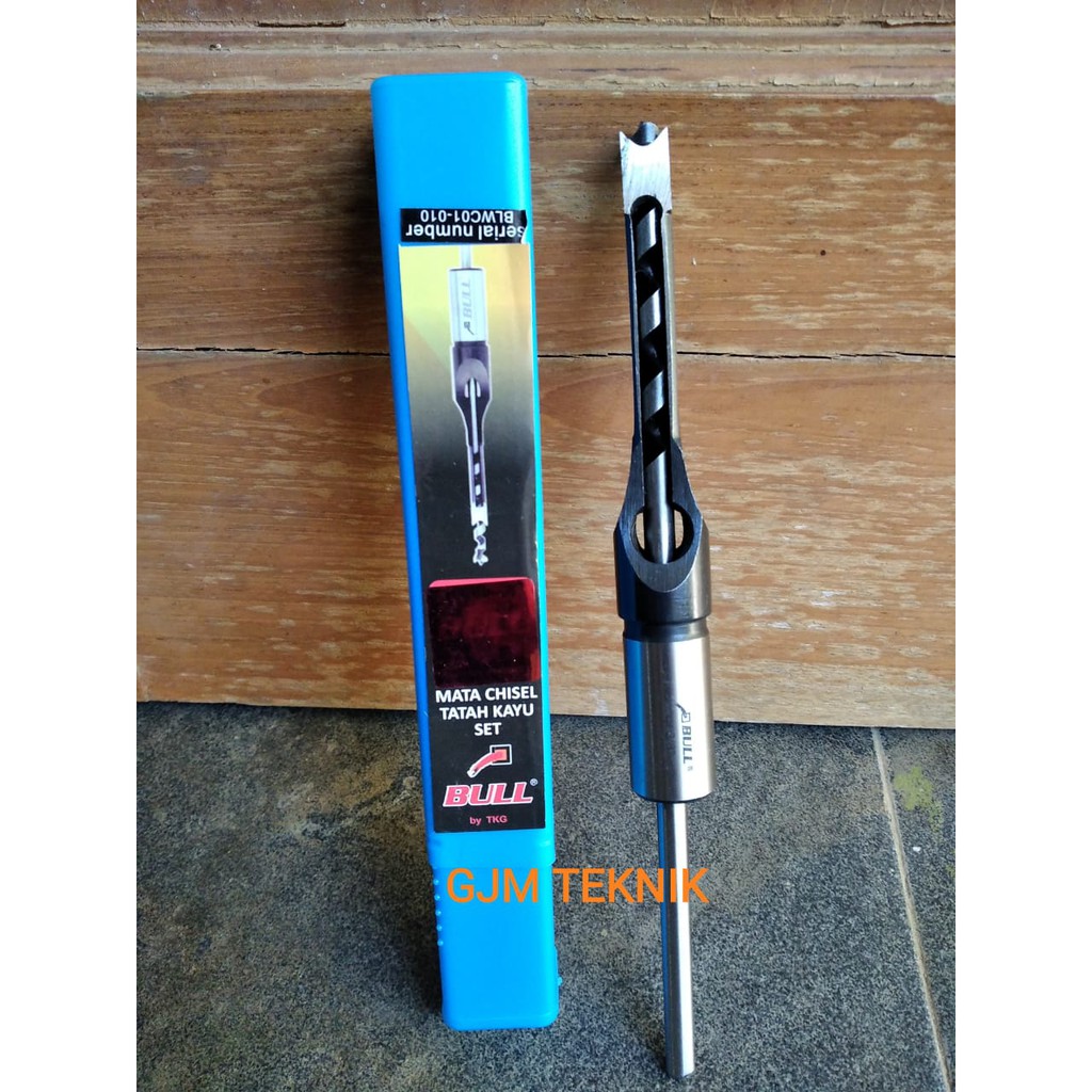 Jual mata chisel tatah bobok kayu merk bull - mata tatah ukuran 3/8 ...
