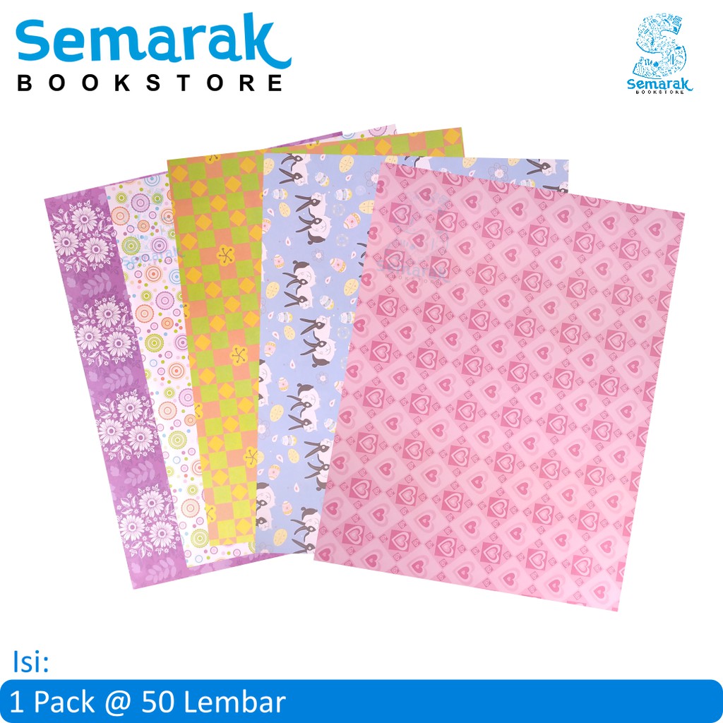 Jual Kertas Kado HVS SiDU Sinar Dunia Gift Wrap 65 x 49 cm [1 Pack @ 50 ...