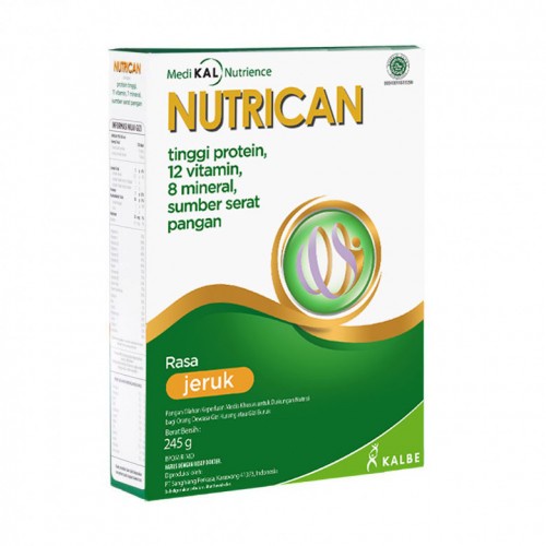 Jual NUTRICAN JERUK 245G SUMBER SERAT PANGAN TINGGI PROTEIN, 12 VITAMIN & 8 MINERAL | Shopee ...