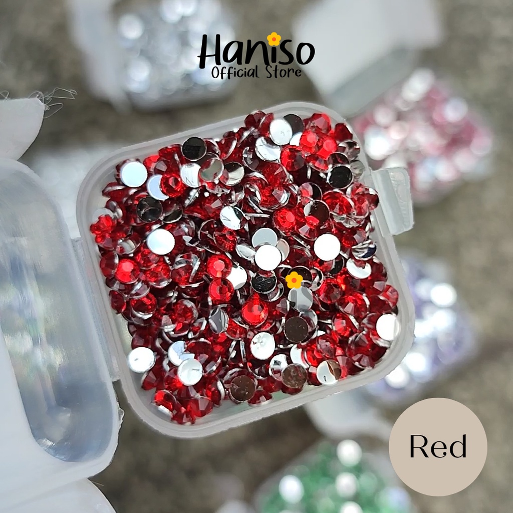 Jual Premium Rhinestone Gemstone Crystal Manik Manik Henna Kristal 3mm ...
